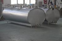 China Milk Transport with Volume Stainless Steel Truck Milk Collection Tank for sale