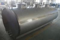 China Milk Transport with Volume Stainless Steel Truck Milk Collection Tank for sale