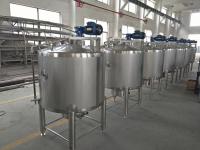 China 1050*1050*1850mm Stainless Steel Milk Aseptic Storage Tank for Milk Preservation for sale