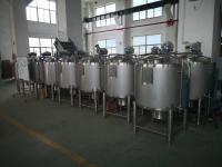 China 1050*1050*1850mm Stainless Steel Milk Aseptic Storage Tank for Milk Preservation for sale