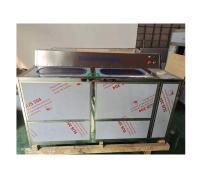 China Semi-automatic Inner Outer Barrel Rinser Bottled Water Washer Machine with 100BPH Speed for sale