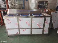 China Semi-automatic Inner Outer Barrel Rinser Bottled Water Washer Machine with 100BPH Speed for sale