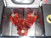 China Water Filling SUS304 Stainless Steel Semi Automatic 5 Gallon Bottle Washer Machine for sale