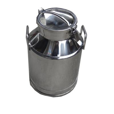 China Polish Mirror Polished 10L-200L Stainless Steel Milk Bucket for Customized Transport for sale