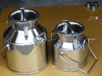 China Polish Mirror Polished 10L-200L Stainless Steel Milk Bucket for Customized Transport for sale
