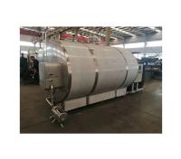 China Stainless Steel Milk Chilling Tank for Milk Processing Plant 2mm/2.5mm Thickness for sale