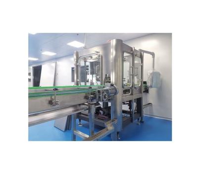 China Plastic Packaging Material 8 Heads Rotary Beverage Drinks PET Bottle Filling Machine for sale