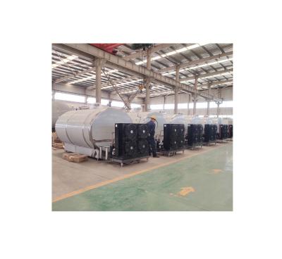 China Pollishing Internal Surface Treatment Milk Cooling Tank for Small Dairy Enterprises for sale