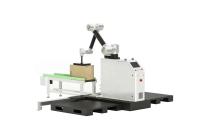China 1600mm Maximum Arm Span Full Automatic PET Bottle Palletizer for Plastic Packaging Material for sale