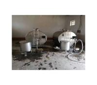 China 2mm/2.5mm Thickness Milk Cooler Tank with Direct Cooling and Copeland Compressor for sale