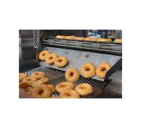 China 600mm Belt Mesh Width Full Automatic Donut Roll Production Line with Automatic Grade for sale