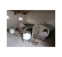China Polished Internal Surface Milk Chiller for Effective Cooling and 2mm/2.5mm Thickness for sale