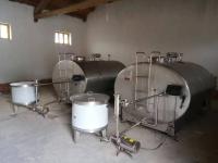 China Polished Internal Surface Milk Chiller for Effective Cooling and 2mm/2.5mm Thickness for sale