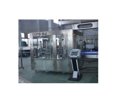 China 18-18-6 Fully Automatic Mineral Spring Pure Water Bottle Filling Machine for Beverage for sale