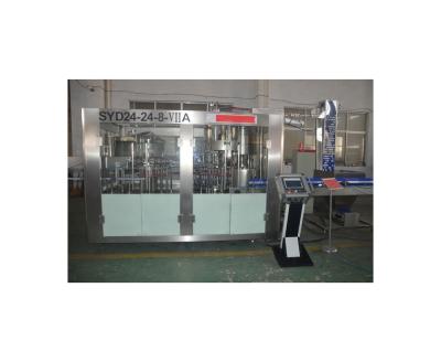 China Electric Driven 24-24-8 Mineral Water Filler Machine Ideal for Packaging Type Bottles for sale
