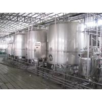 China Food Sanitary Grade Milk Processing Line with PLC Control System and 380V/50Hz Power Supply for sale