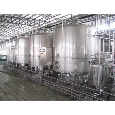 China Food Sanitary Grade Milk Processing Line with PLC Control System and 380V/50Hz Power Supply for sale