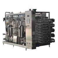 China Automatic Tubular UHT Sterilizer For Liquid Foods And Beverage 2000L/H for sale