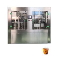 China Isobaric Rinsing Filling And Capping Machine For Filling PET Bottled Carbonated Beverage 3-in-1 Unit 10000 bph for sale