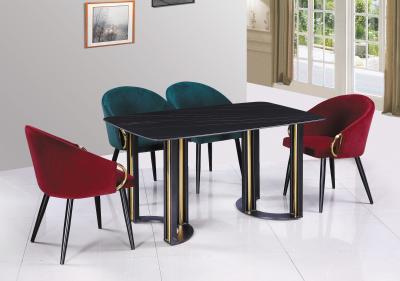 China Stainless Steel Frame 130*80*74cm Painting Wrought Iron Table for sale