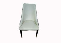 China Nordic 100cm 49.5cm Wrought Iron Upholstered Dining Chairs for sale