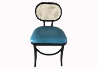 China PU Leather 47cm 80cm Upholstered Restaurant Dining Chairs for sale