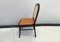China Wholesale New  Modern Wrought Iron Leather Rattan Restaurant  Chair for sale