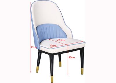 China Banquet 47.5cm 92cm Leather Upholstered Dining Chair for sale