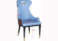 China Anti Rust 56.5cm 102.5cm Upholstered Modern Dining Chairs for sale