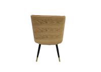 China Multi Colored 50.5cm Wrought Iron Upholstered Dining Chairs for sale