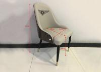 China Upholstered Seat Iron Pipe And Leather Technology Wood Leather Dining Chair for sale