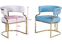 China 51cm Faux Leather Dining Room Chairs for sale