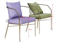 China No Deformation 73cm 52cm Faux Leather Dining Chairs for sale