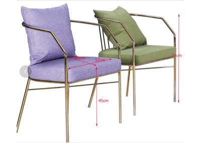 China No Deformation 73cm 52cm Faux Leather Dining Chairs for sale