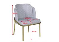 China Home Furniture 49cm 59cm Fake Leather Dining Chairs for sale