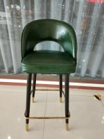 China Luxury 150kg Bearing Capacity 105cm Wrought Iron Bar Chair for sale