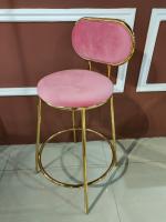 China High Density Sponge Filled 40cm 102cm Rod Iron Bar Stools for sale