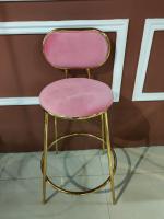 China High Density Sponge Filled 40cm 102cm Rod Iron Bar Stools for sale