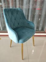 China Tripod 85cm 47cm Wrought Iron Dining Room Chairs for sale