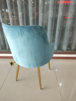 China Tripod 85cm 47cm Wrought Iron Dining Room Chairs for sale