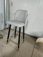 China 40.5cm Wrought Iron Bar Chair for sale