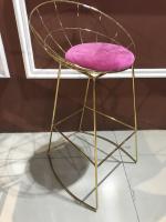 China Genuine Material 78cm 94cm Wrought Iron Counter Stools for sale