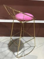 China Genuine Material 78cm 94cm Wrought Iron Counter Stools for sale