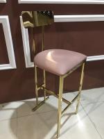 China Firmly Welded 43cm 75cm Rod Iron Counter Stools for sale