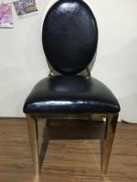 China High Density Sponge Filled 44cm 92cm SS Dining Chairs for sale