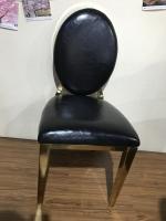 China High Density Sponge Filled 44cm 92cm SS Dining Chairs for sale