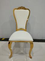 China Vacuum Gilt 48cm 107cm Stainless Steel Dining Chair for sale