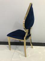 China Strong Carrying Capacity 48cm Stainless Steel Dining Chair for sale