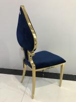 China Strong Carrying Capacity 48cm Stainless Steel Dining Chair for sale