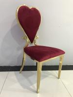 China 103cm 48cm Brushed Stainless Steel Dining Chairs for sale